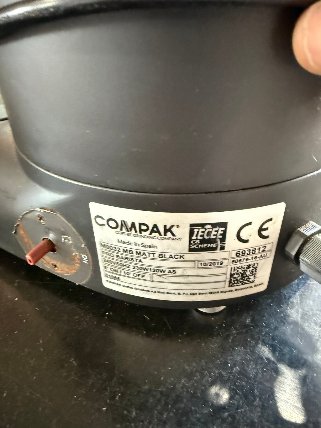 Compak K10 Barista Conical Manual Grinder – Honeybird coffee