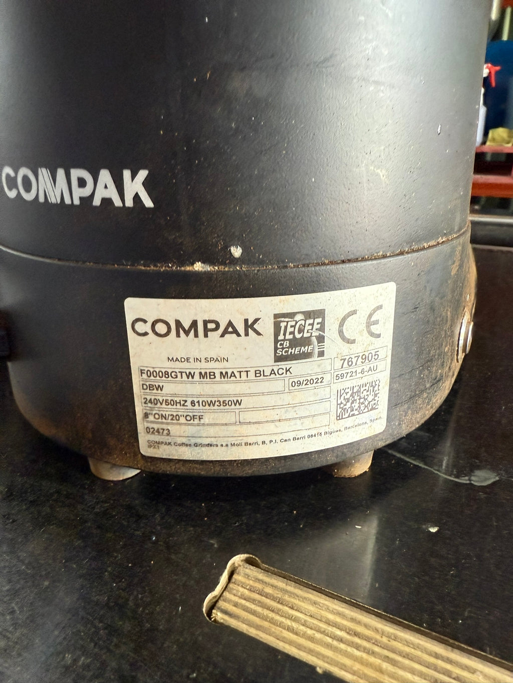 Compak F8 Grind by Weight Coffee Grinder #2 – Honeybird coffee