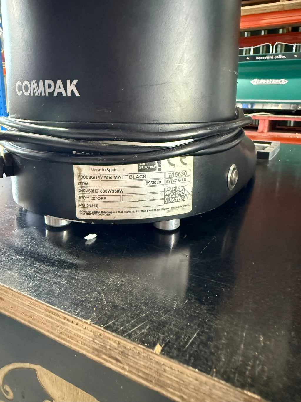 Compak F8 Grind by Weight Coffee Grinder #3 – Honeybird coffee